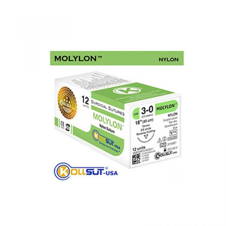 Molylon™ Sutures (Monofilament Polyamide Sutures – Nylon) – MT ...